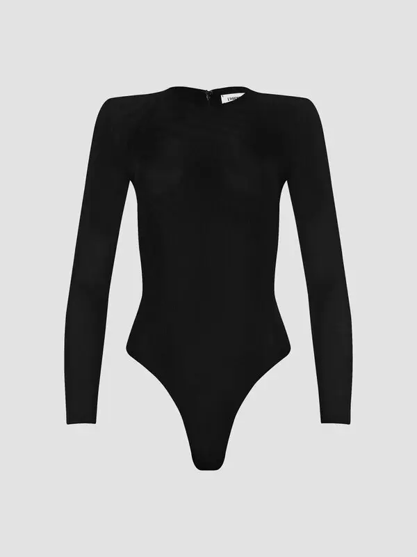 L'Agence Trista Shoulder Pad Bodysuit