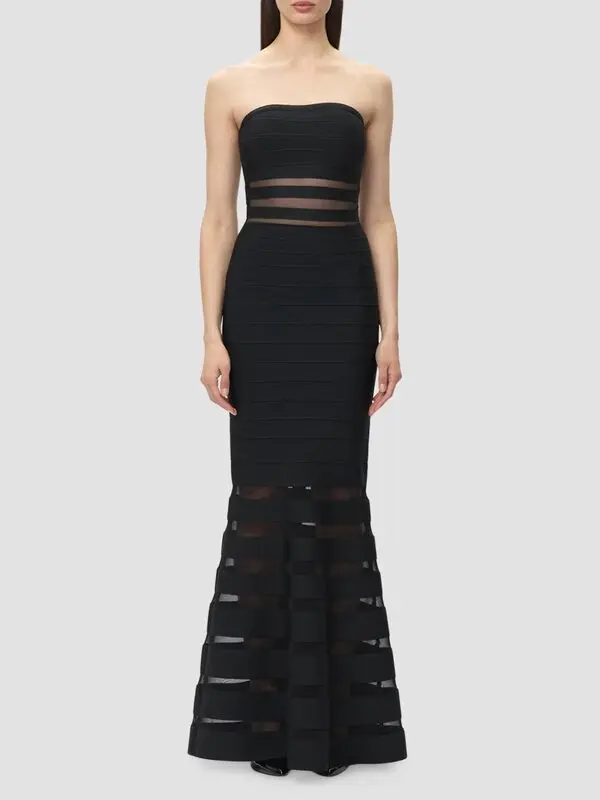 Herve Leger The Kate Strapless Gown