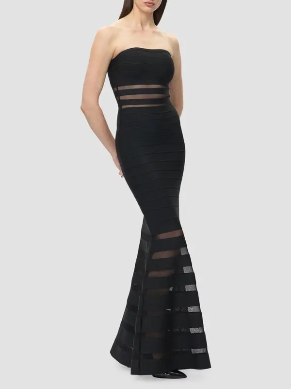 Herve Leger The Kate Strapless Gown