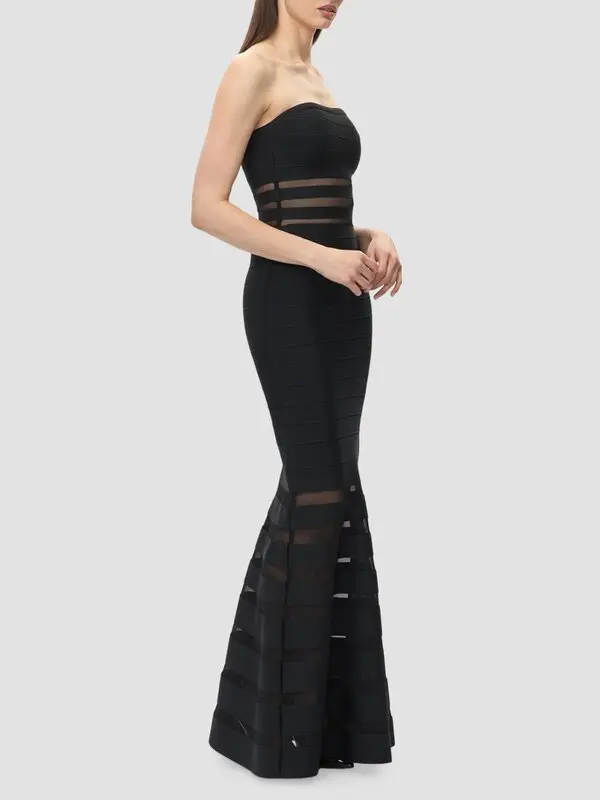 Herve Leger The Kate Strapless Gown