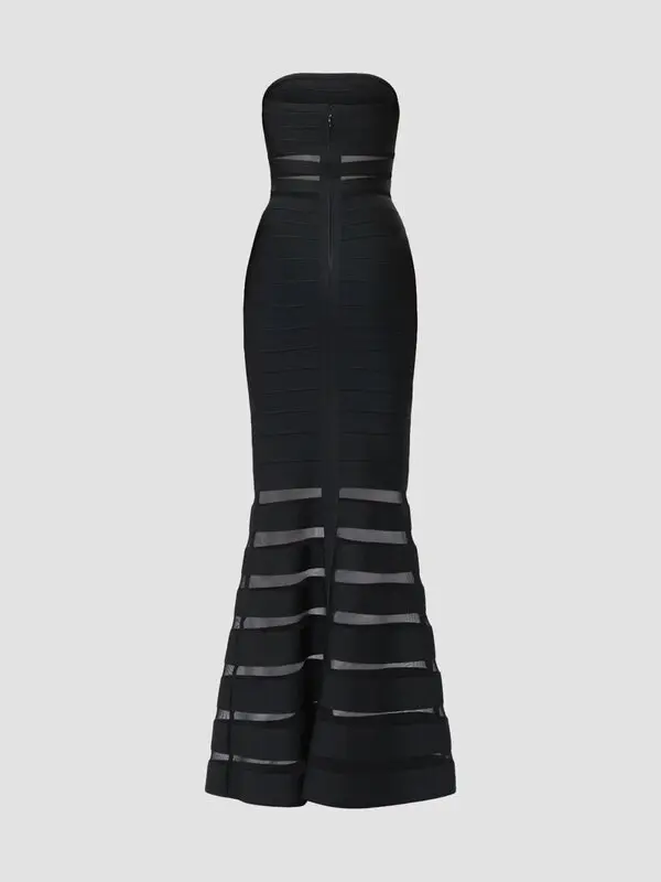 Herve Leger The Kate Strapless Gown