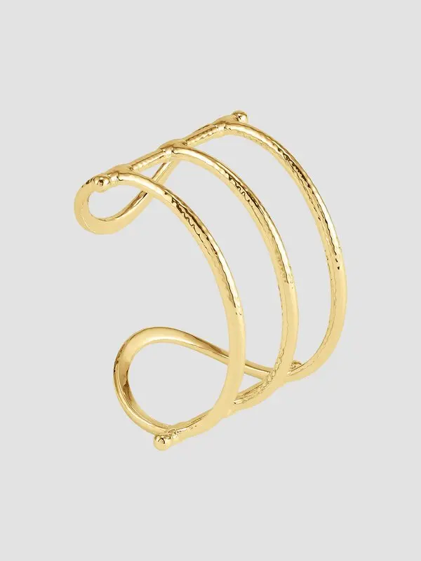 ANABEL ARAM Cheval 18k--plated Horsebit Cuff