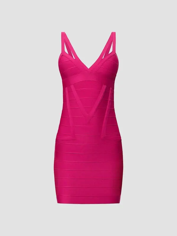 Herve Leger The Midnight Bandage Body-con Minidress