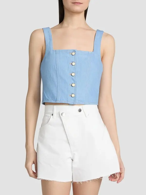 Veronica Beard Spensley Denim Vest