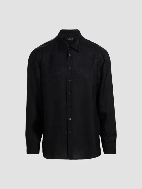 Etro Tonal Paisley Roma Button-front Shirt