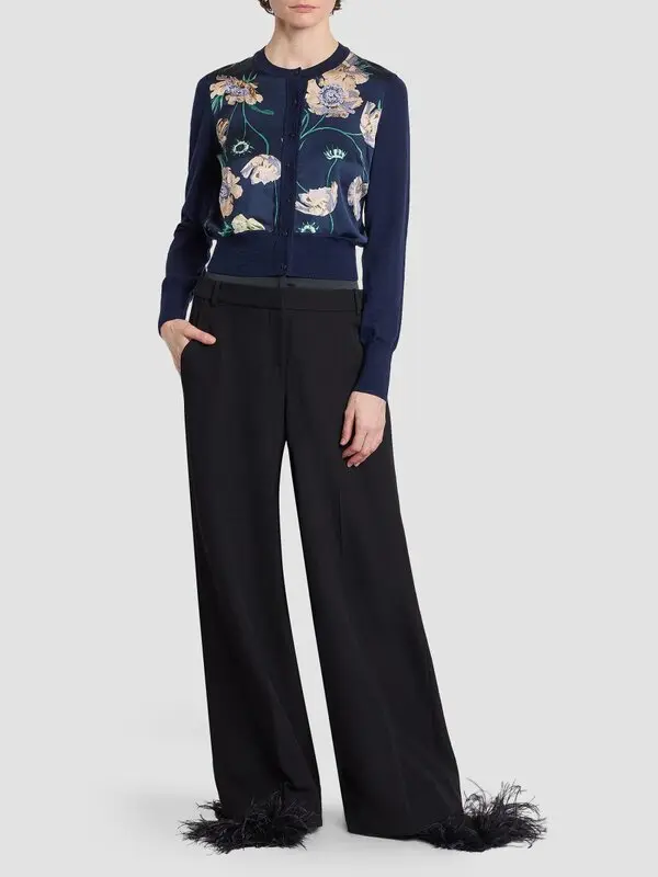 Erdem Flower Crop Cardigan