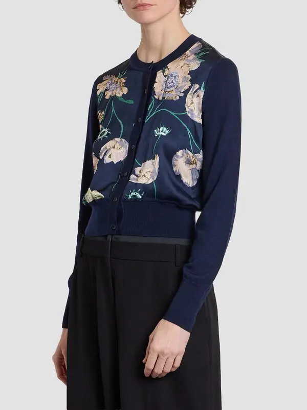 Erdem Flower Crop Cardigan