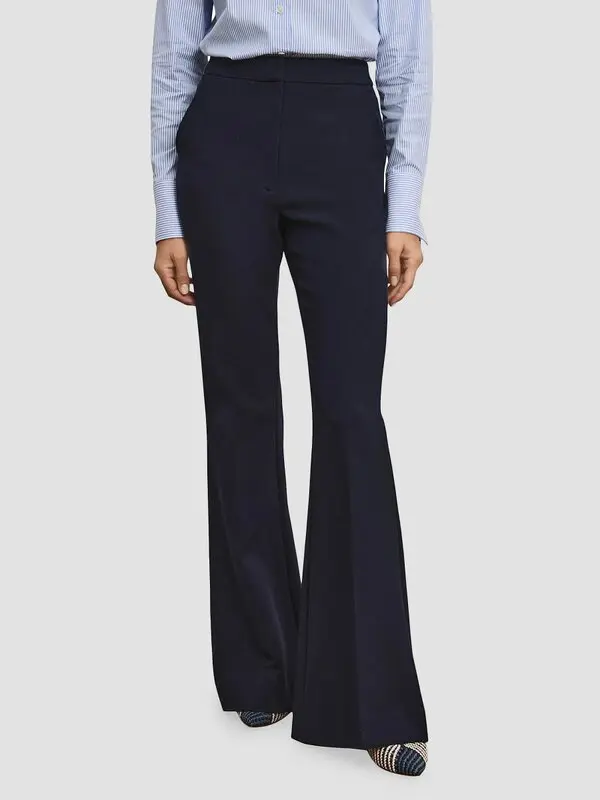 Veronica Beard Arden High-rise Bootcut Pants