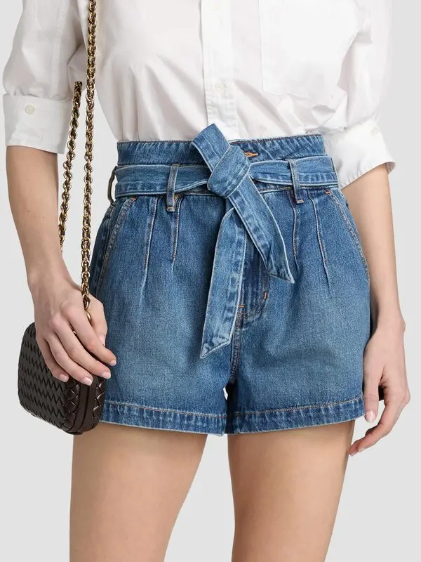 Veronica Beard Jaylen Denim Shorts