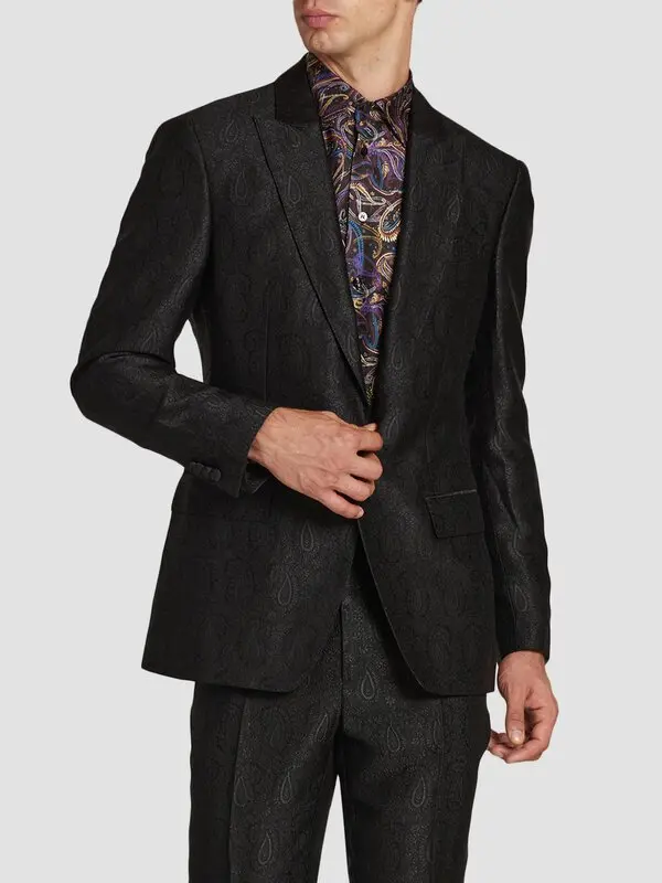 Etro Fuji All-over Paisley Evening Jacket