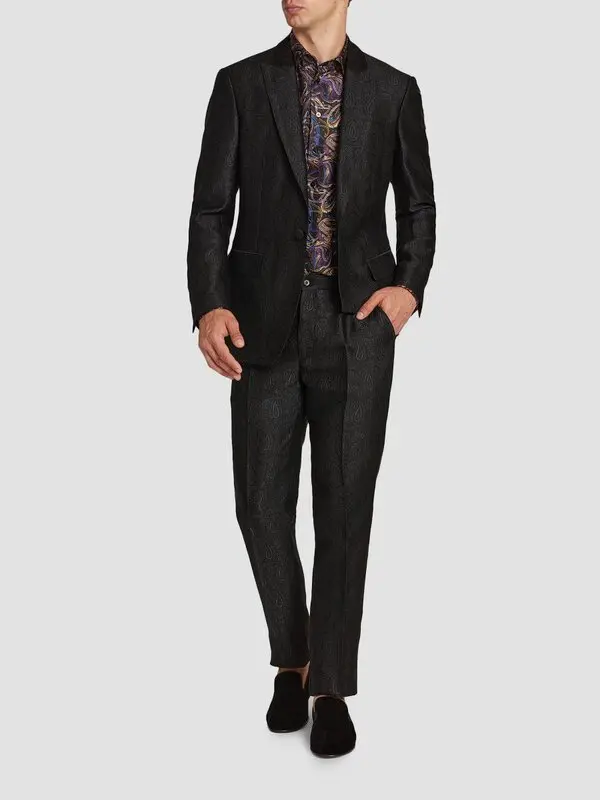 Etro Fuji All-over Paisley Evening Jacket