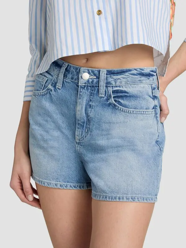 L'Agence Lissania Ultra High-rise Denim Shorts - Grant