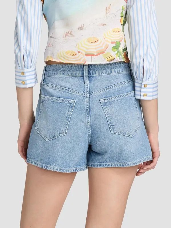 L'Agence Lissania Ultra High-rise Denim Shorts - Grant