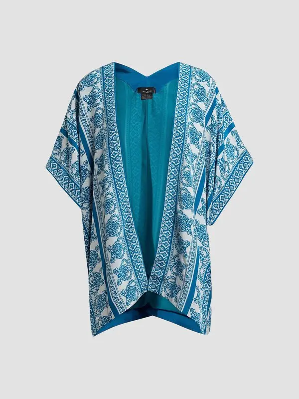 Etro Paisley Kimono-inspired Cover-up - Bianco