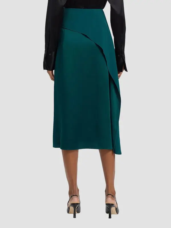Erdem Draped A-line Midi-skirt