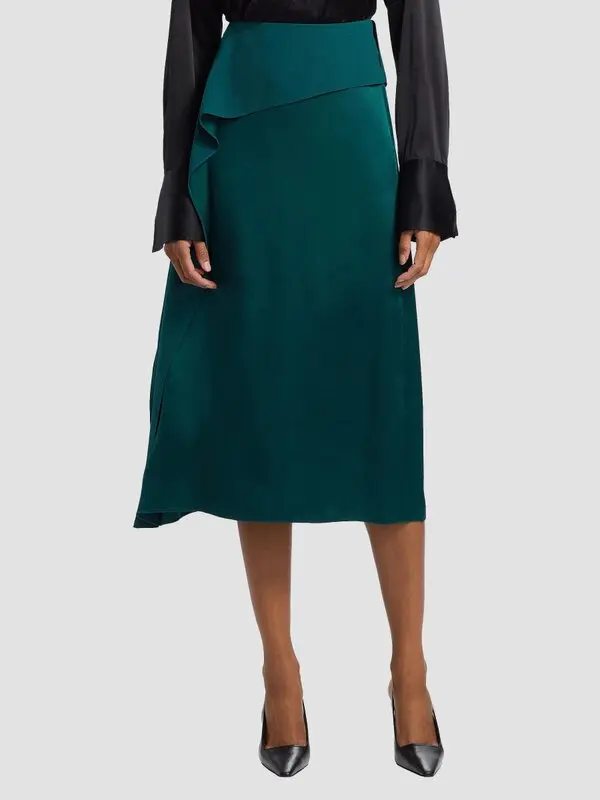 Erdem Draped A-line Midi-skirt