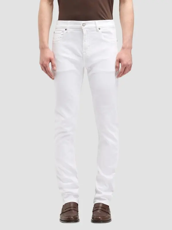 7 For All Mankind Slimmy Stretch Mid-rise Jeans