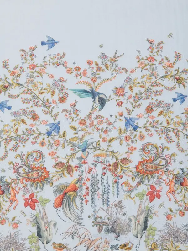 Etro Boheme Printed Cotton-silk Scarf