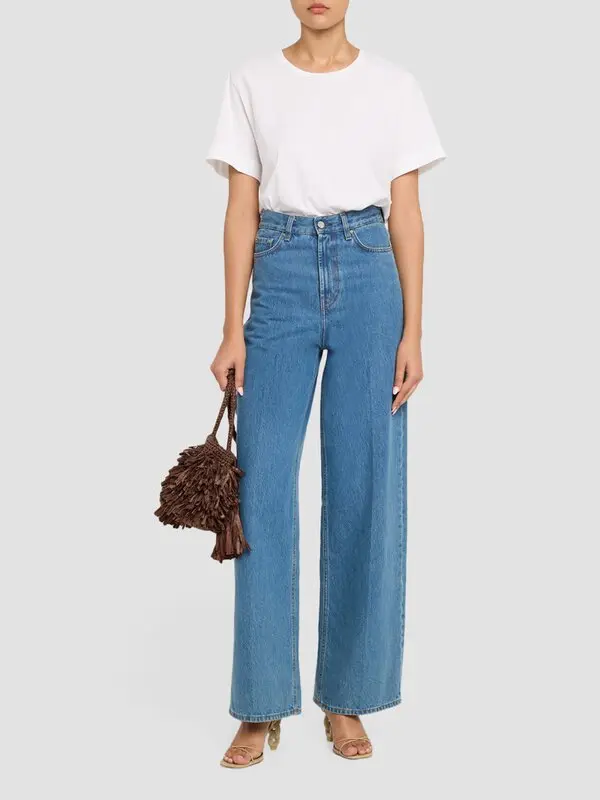 A.L.C. Sasha Fringed Paper Yarn Crossbody Bag