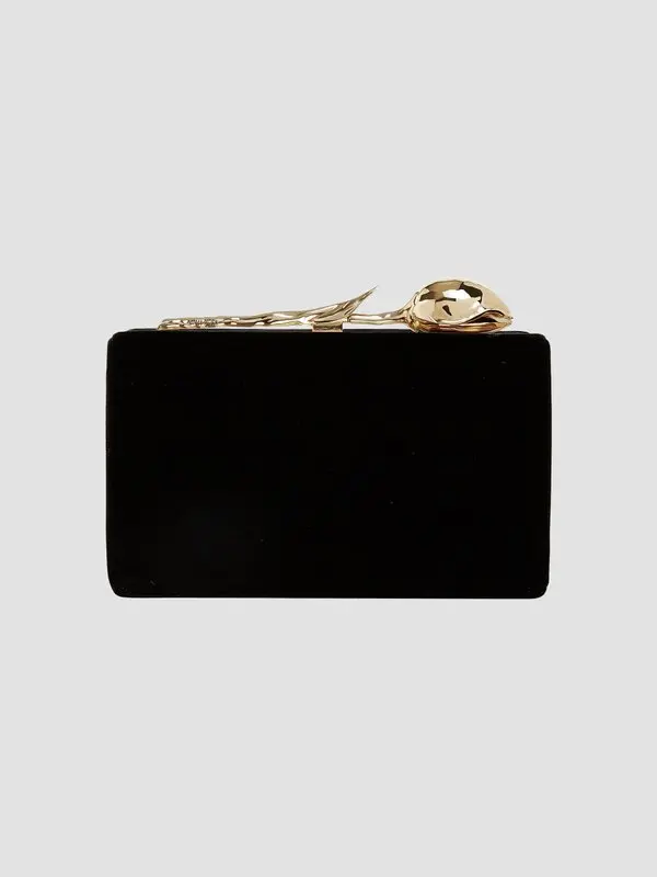Erdem Bloom Logo Handle Clutch