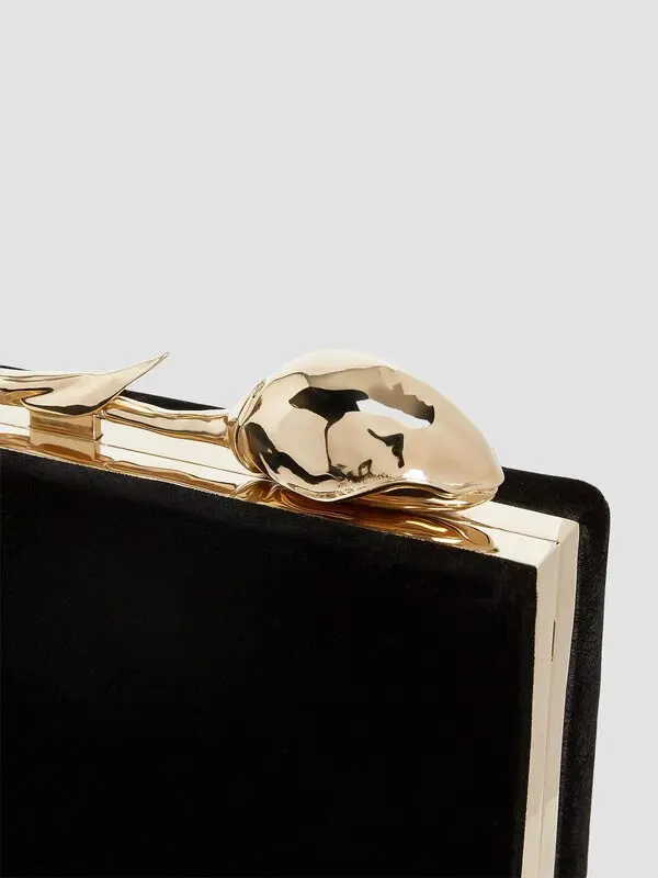 Erdem Bloom Logo Handle Clutch