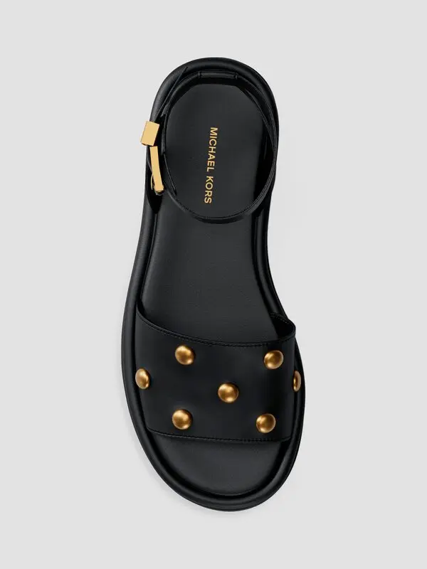 Michael Kors Rosetta Flat Sandals - Black