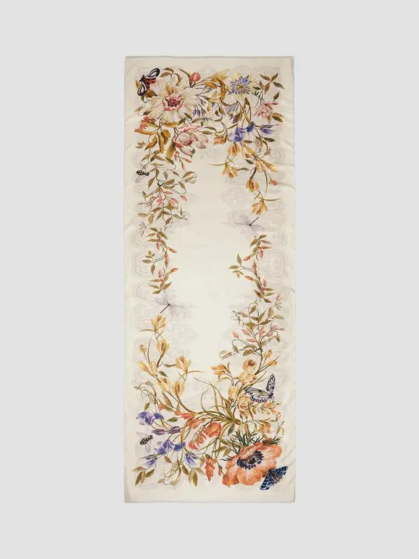 Etro Orfeo Floral-print Silk Scarf