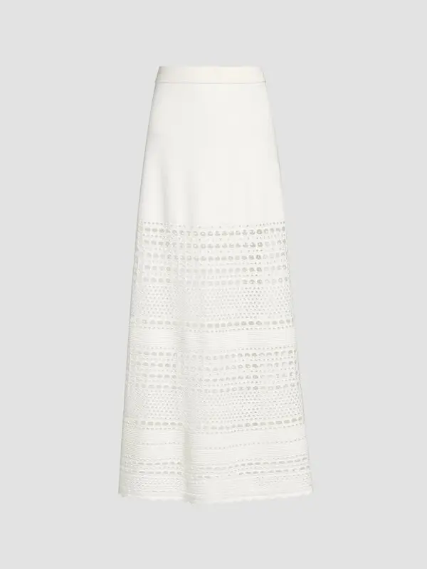 Simkhai Westly Open Stitch Knit Maxi Skirt