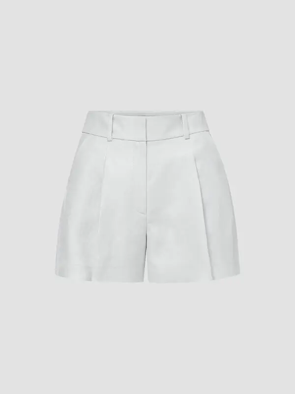 Veronica Beard Craig Pleated-front Shorts