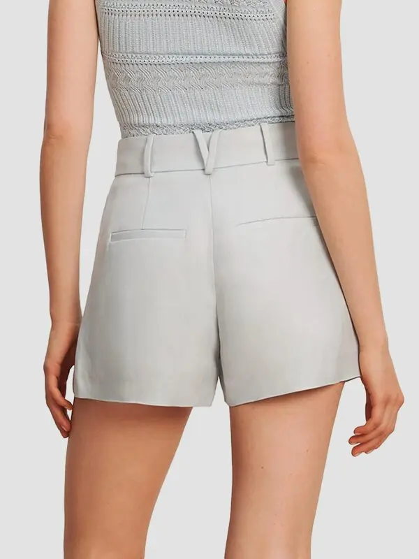 Veronica Beard Craig Pleated-front Shorts