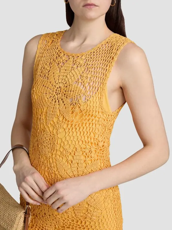 Simkhai Fynch Crochet Minidress