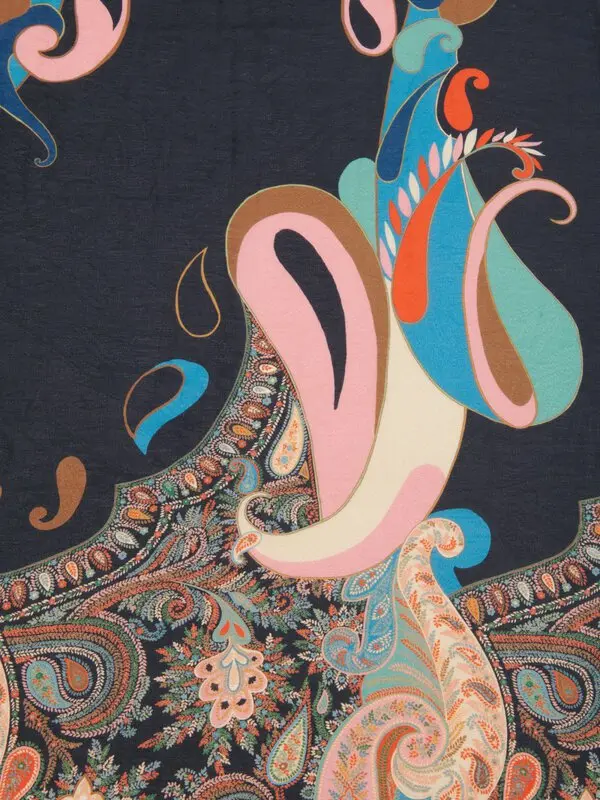 Etro Boheme Paisley Printed Scarf