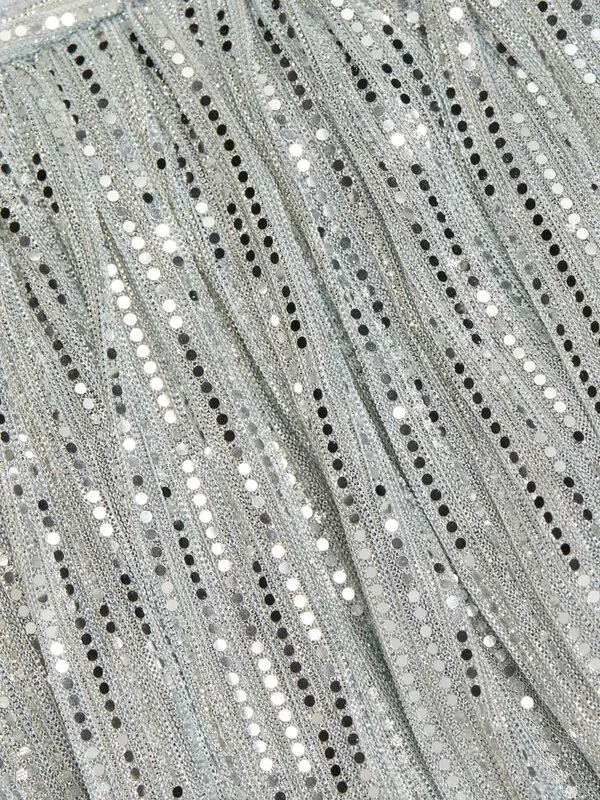 SABINA MUSAYEV Altair Sequined Tiered Dress