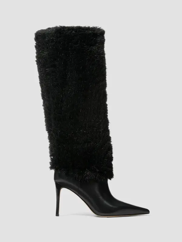 Michael Kors Dawn 90mm Faux-fur Knee-high Boots