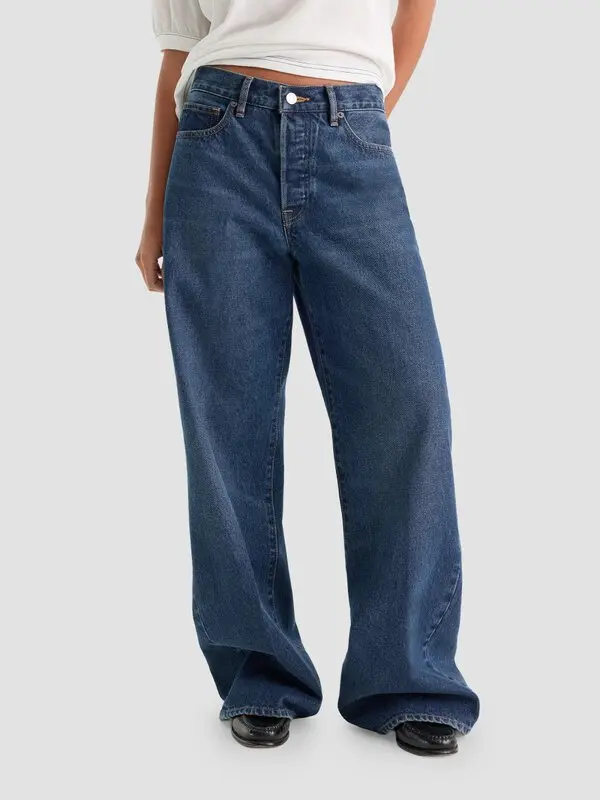 Good American Vintage Low-slung Baggy Jeans