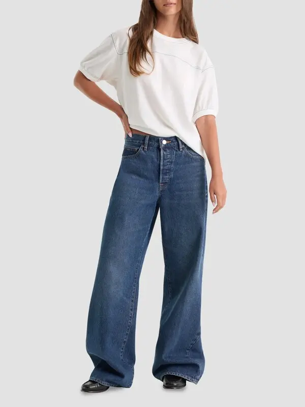 Good American Vintage Low-slung Baggy Jeans