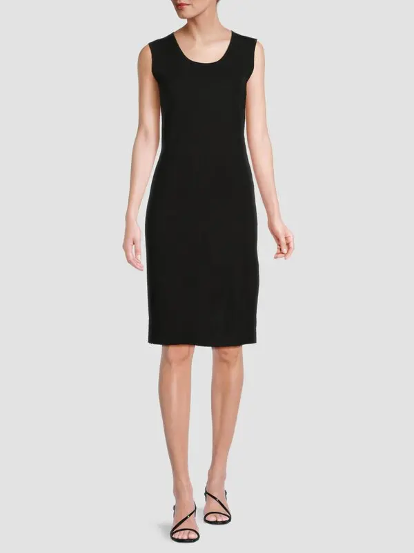 Misook Mylana Sleeveless Knit Sheath Knee-length Dress