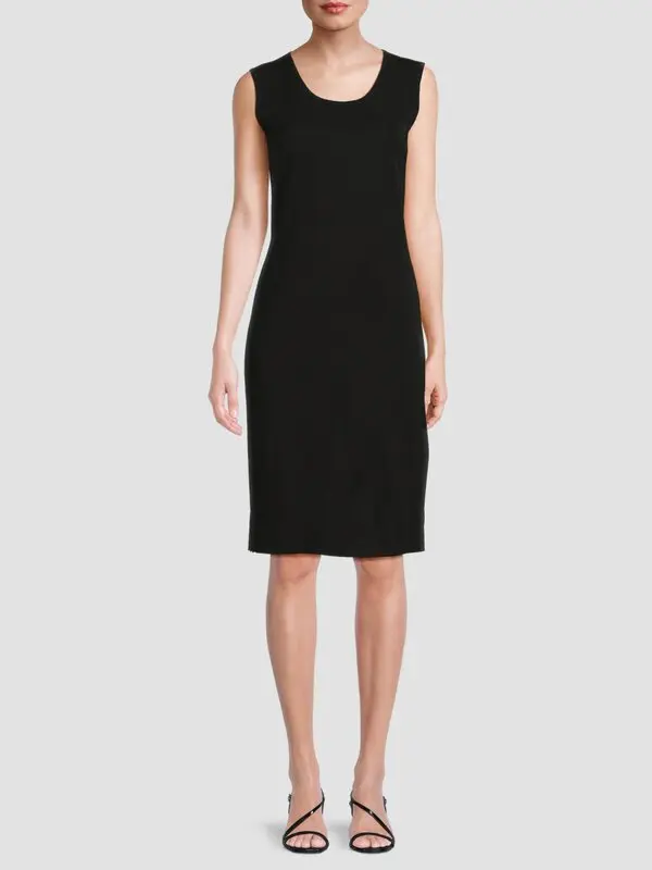 Misook Mylana Sleeveless Knit Sheath Knee-length Dress