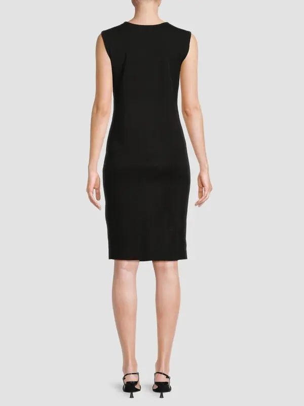 Misook Mylana Sleeveless Knit Sheath Knee-length Dress