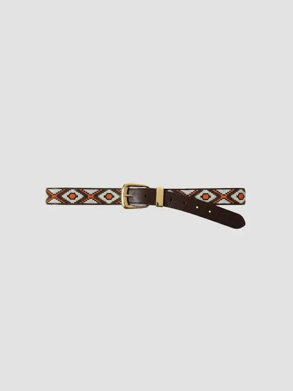 Veronica Beard Arch Beaded Belt
