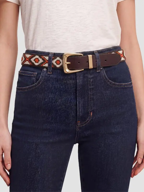 Veronica Beard Arch Beaded Belt