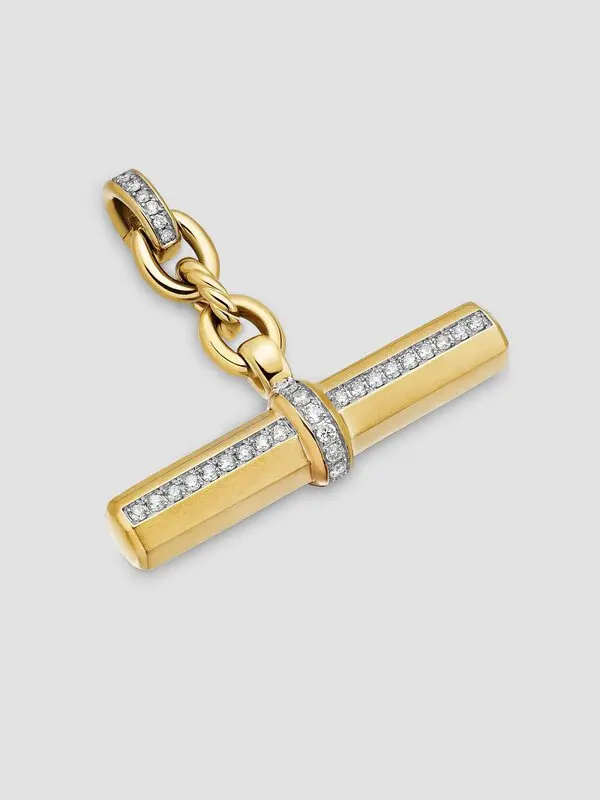 David Yurman Lexington E/w Chain Necklace In 18k Yellow Gold