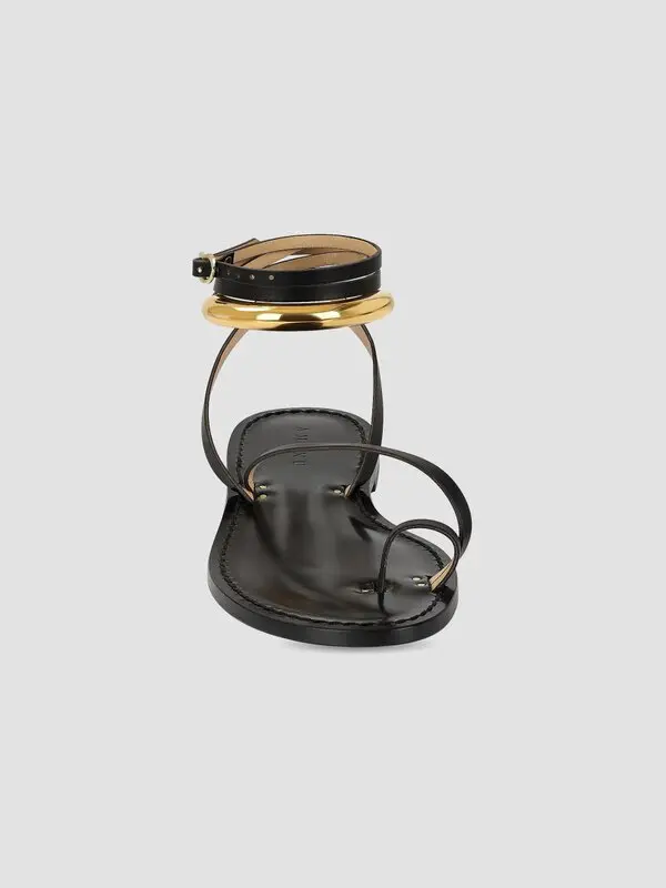 AMANU 17 The Kalahari Leather Ankle-wrap Sandals