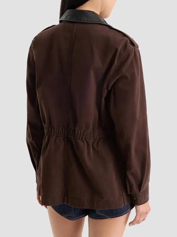 Good American Field Utility Cotton Jacket