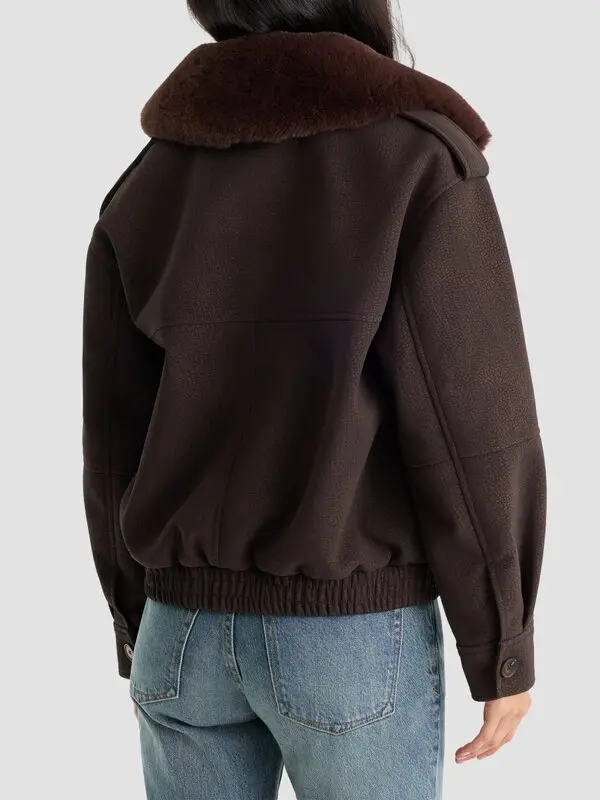 Good American The Better Than Leather Bomber