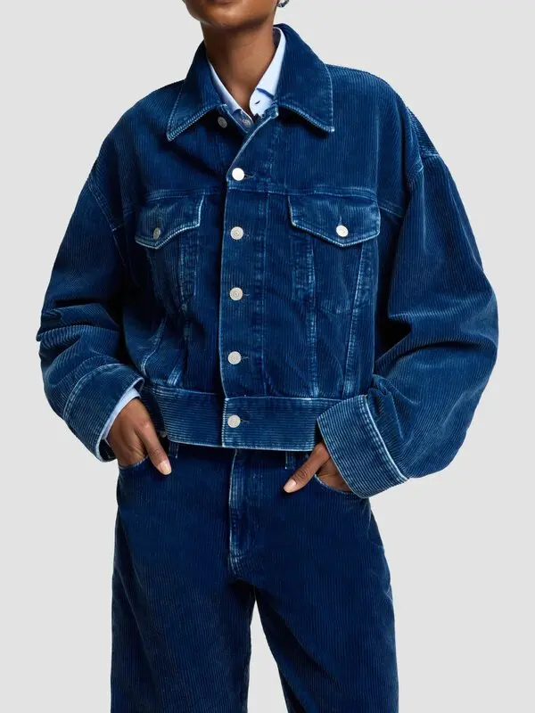 7 For All Mankind Oli Cropped Trucker Jacket