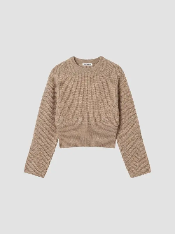 Good American The Chunky Knit Sweater - Dusk