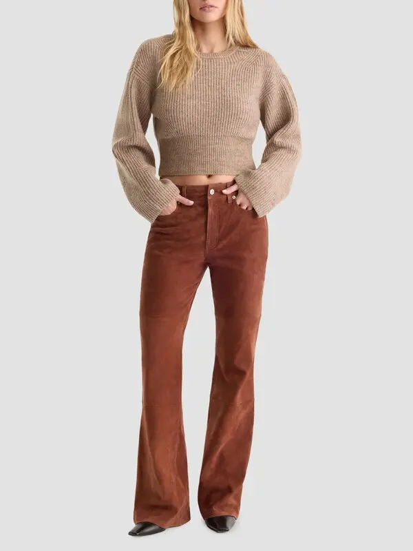 Good American The Chunky Knit Sweater - Dusk