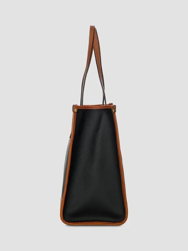 Bric'S Firenze Leather-trim Tote Bag - Black