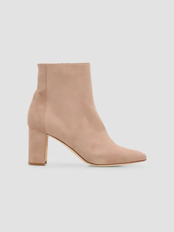 Manolo Blahnik Rosie Samba 70mm Suede Boots